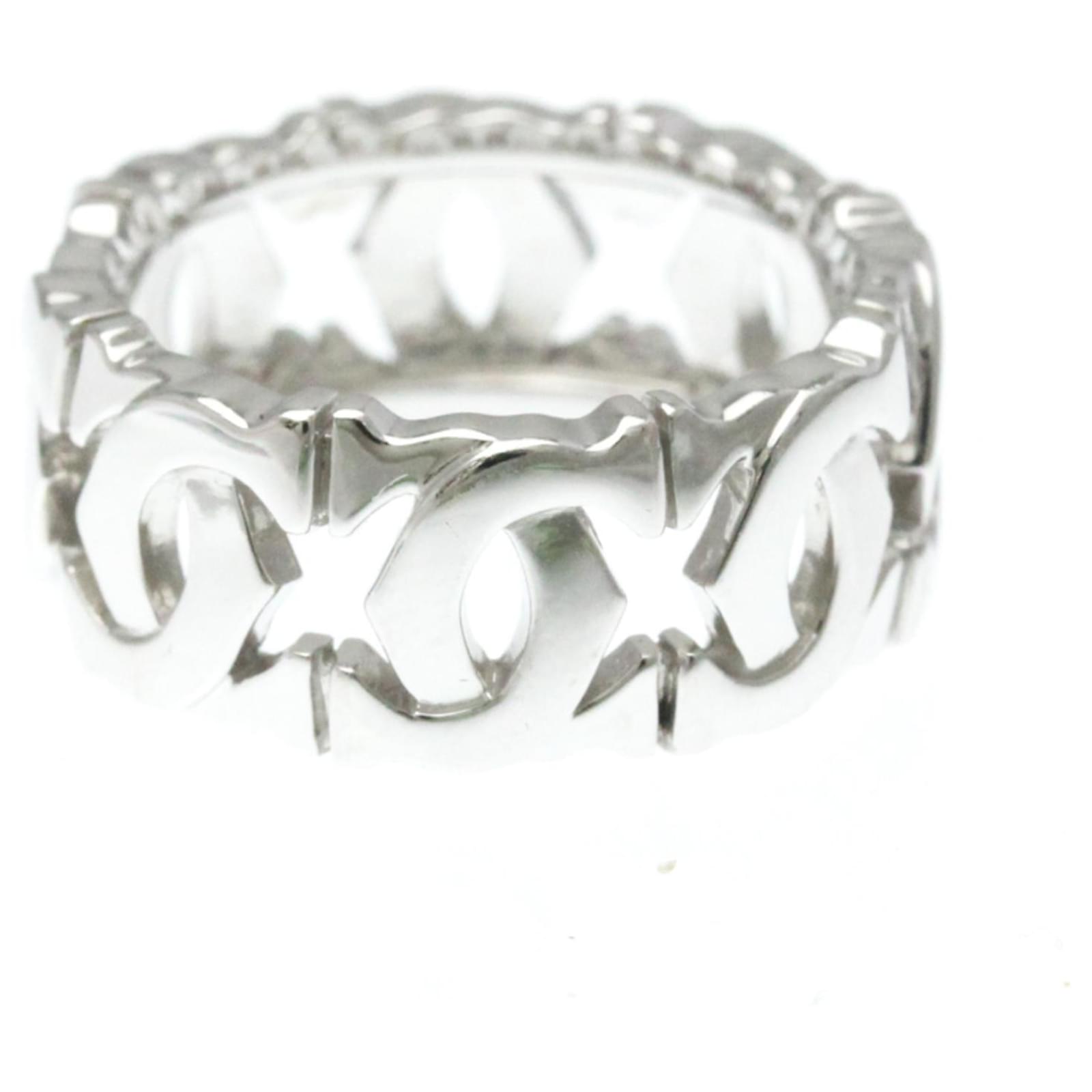 Cartier Entrelacé Ring in White Gold (Sold) - Joli Closet
