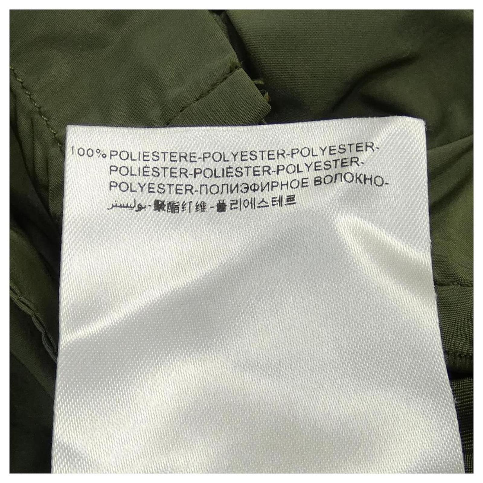 Moncler DURENNE Trench Coat Green Khaki ref.2787750 - Joli Closet