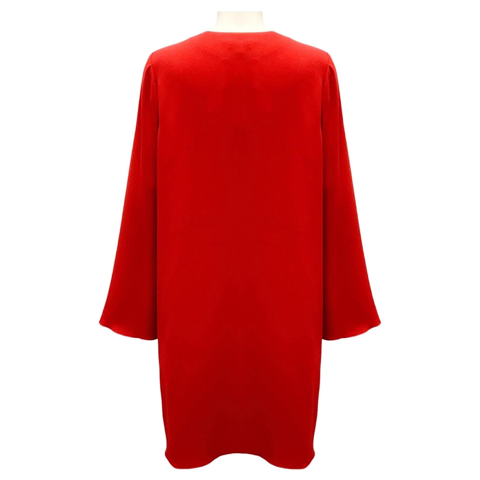 Theory Red Oak Ulyssa Admiral Crepe Dress Polyester ref.2813359 - Joli ...