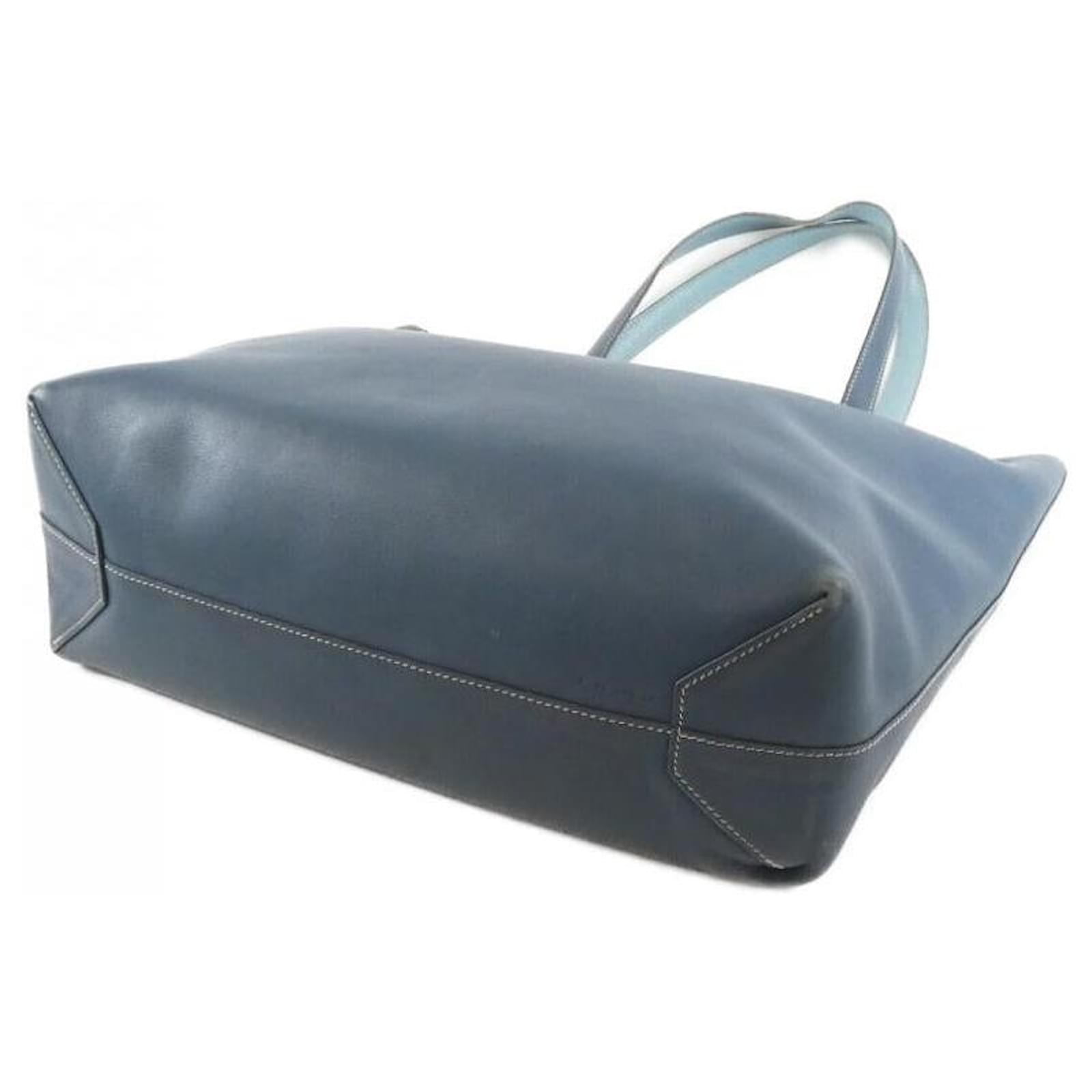 Hermès Double Sens45 Taurillon Clemence Swift Bag Blue Leather ref ...