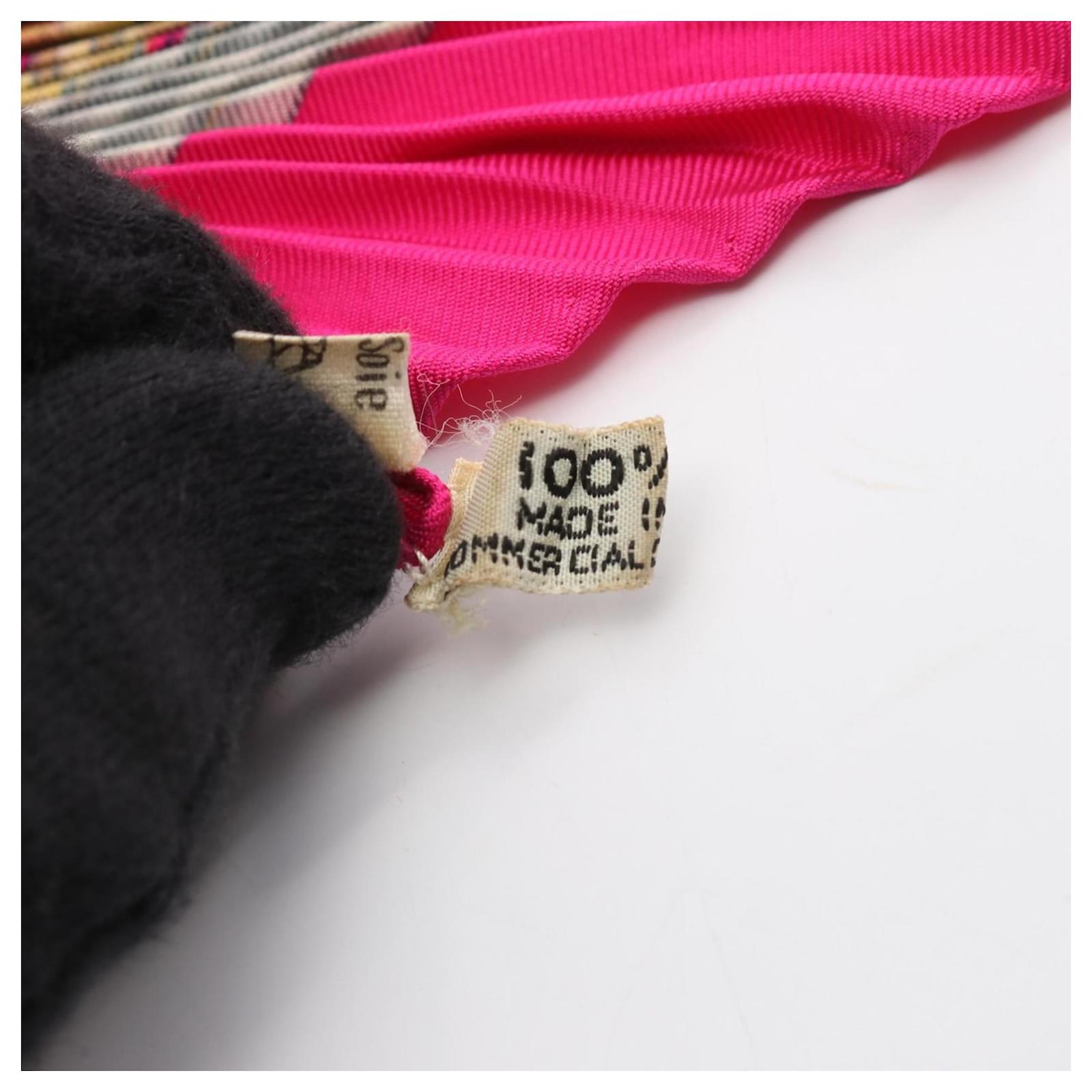 Hermès Carré Presé ETRIERS Silk Scarf Pink Multiple colors ref.2815491 ...