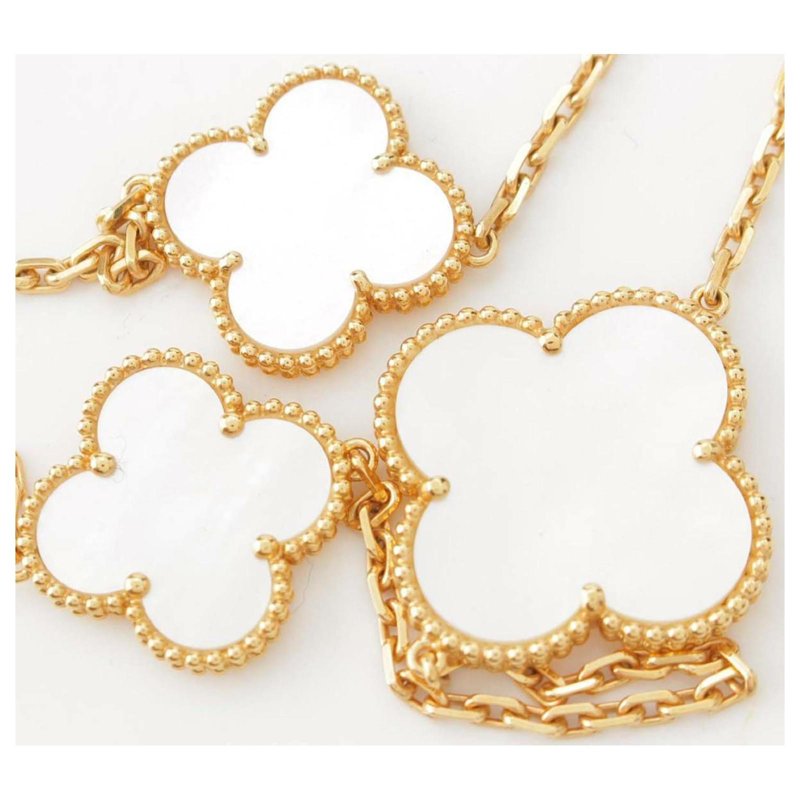 Van Cleef & Arpels Magic Alhambra Long Necklace Yellow gold ref.2816248 ...