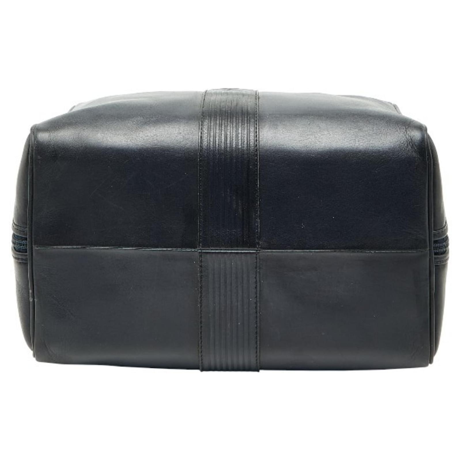 Saint Laurent YSL Logo Mini Boston Bag Black Leather ref.2833058 - Joli ...