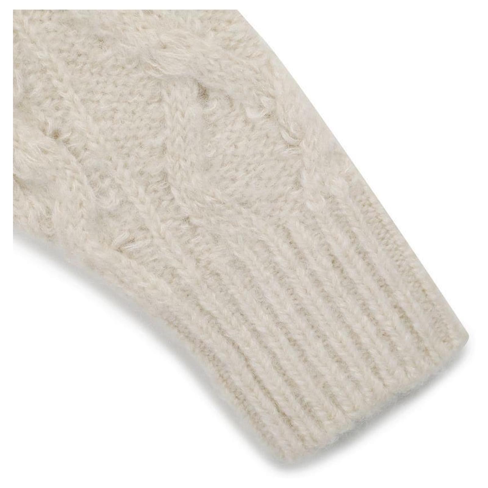 Isabel Marant Cable Knit Cardigan White ref.2846291 - Joli Closet