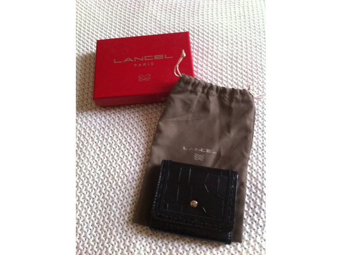 Lancel Wallets Black Patent leather ref.6019 - Joli Closet