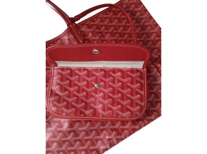 Goyard Handbags Red ref.9396 - Joli Closet