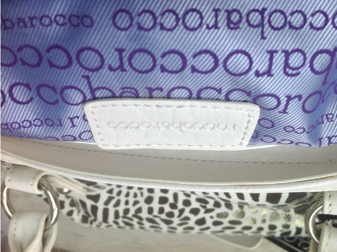 ROCCOBAROCCO Handbags Handbags Leather Silvery ref.44900 - Joli Closet