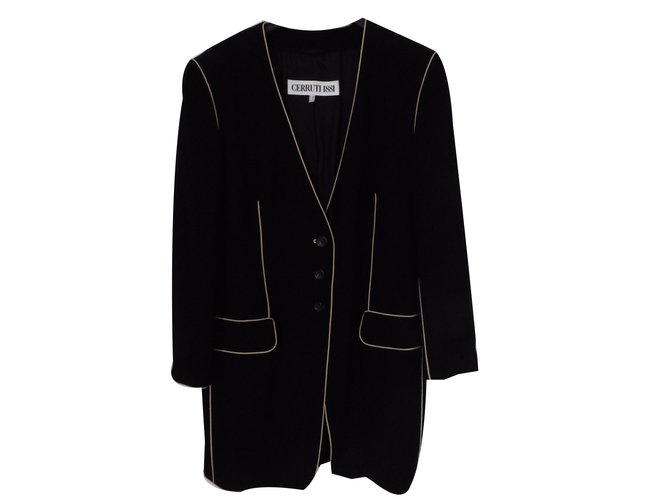 Cerruti 1881 Jackets Black Wool ref.50263 - Joli Closet