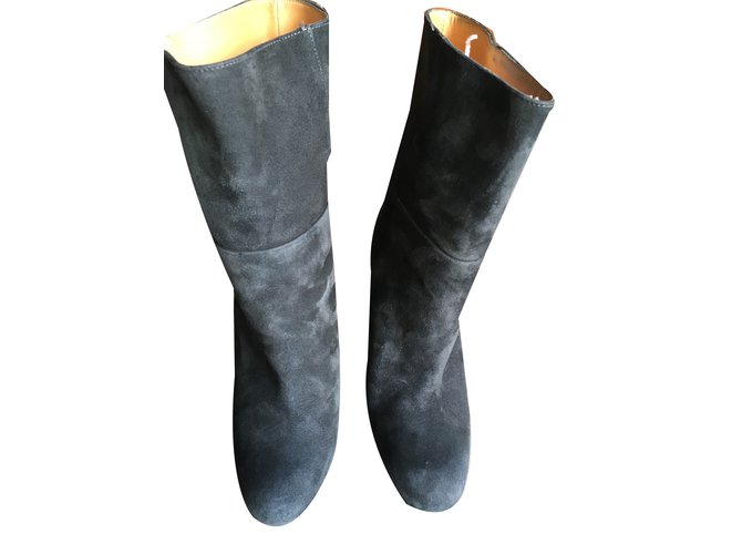 Bottines Bash Boots bash Daim Vert ref.55594 - Joli Closet