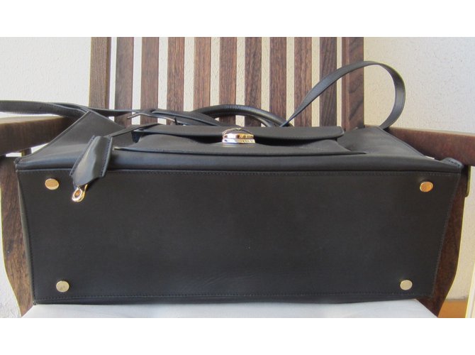 Balenciaga Padlock Work Cuir Noir ref.74811 - Joli Closet