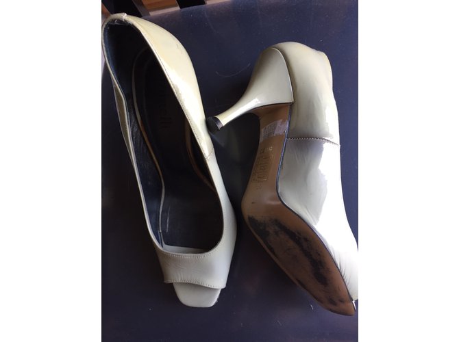 Minelli Heels Grey Leather ref.75735 - Joli Closet