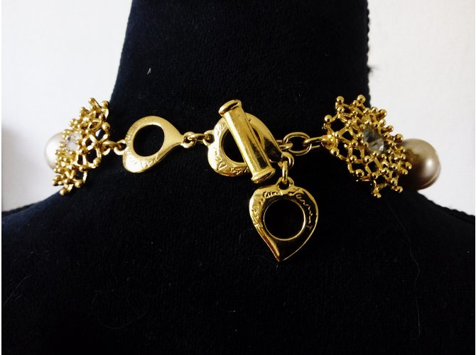 Colliers Yves Saint Laurent Collier de perles avec pendant Métal,Perle ...