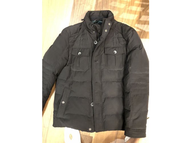 Hugo Boss Hugo Boss Down men's Jacket Men Coats Outerwear Cotton Black ...