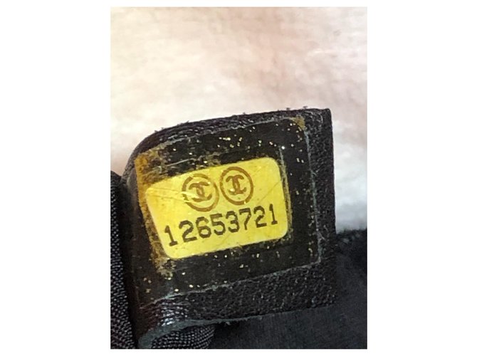 Sac à main chanel Plastique Tissu Blanc ref.115599 - Joli Closet