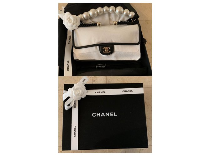 Chanel Coco Sand PVC Flap Bag Black Plastic ref.117203 - Joli Closet