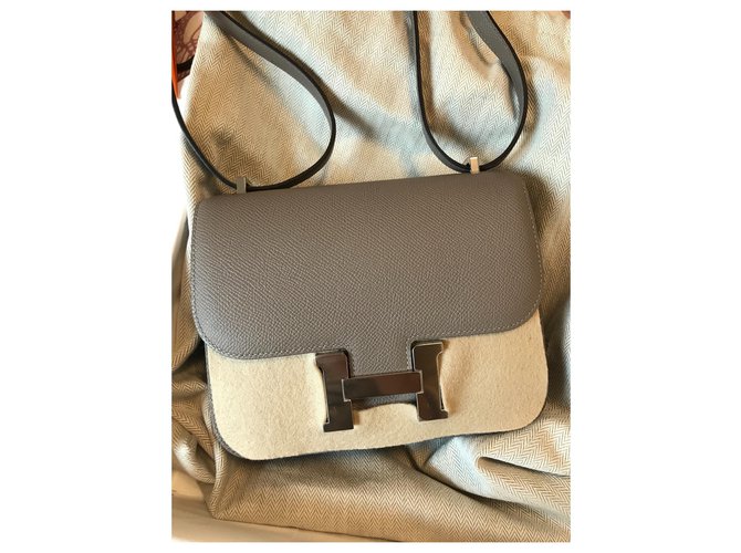 Hermès Constance Grey Leather ref.122682 - Joli Closet