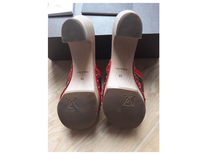 Louis Vuitton Clogs LV Monogram Takashi Murakami Cherries Multiple ...