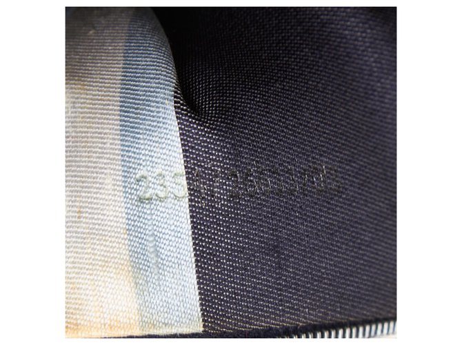 Fendi Black Canvas Tote Bag Leather Cloth Cloth ref.123978 - Joli Closet