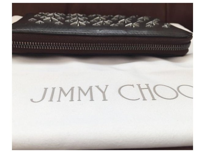Jimmy Choo Carnaby Chocolate Leather ref.128803 - Joli Closet