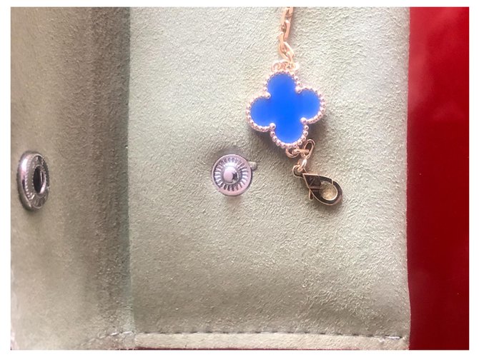 Van Cleef & Arpels Alhambra bracelet 5 patterns Bracelets Other Blue ...