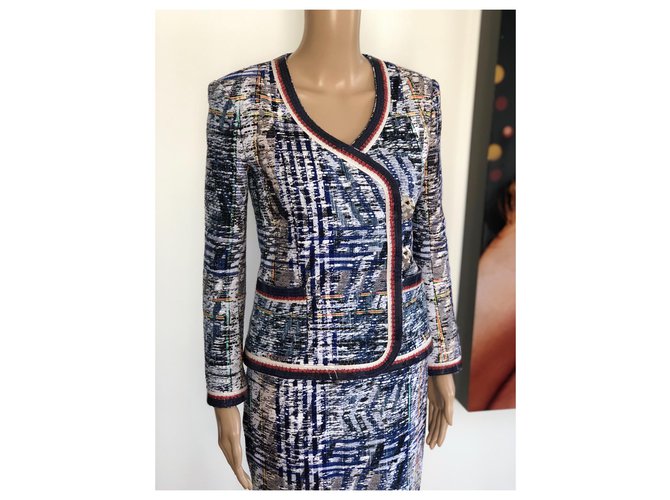 Chanel Jupe Tweed Multicolore ref.134324 - Joli Closet