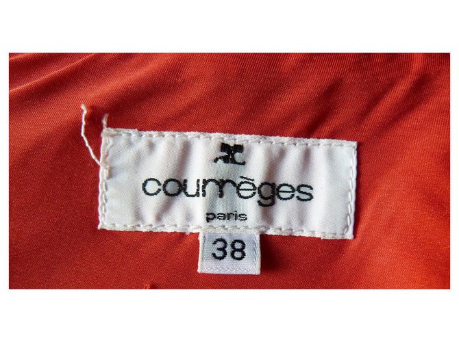 Robes Courreges Robes Laine Orange ref.136394 - Joli Closet