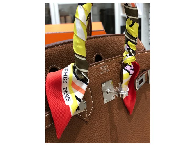 Hermès Birkin 25 Caramel Silver ref.150704 - Joli Closet