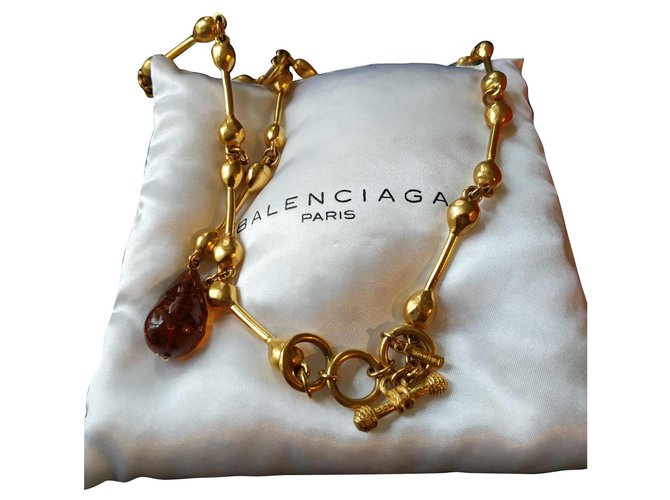 Balenciaga Necklaces Golden Gold-plated ref.151915 - Joli Closet