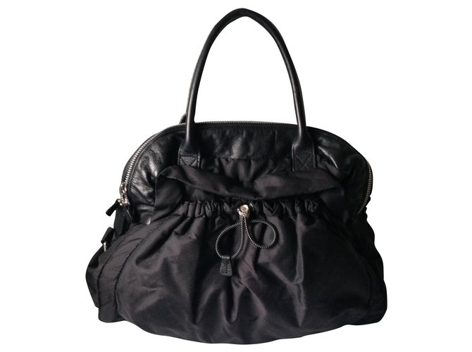 Séquoia Hand bags Black Cloth ref.156452 - Joli Closet