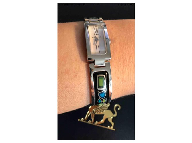 Frey Wille Fine watches Silvery Steel ref.160709 - Joli Closet