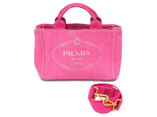 Prada Handbag Pink Cloth ref.187390 - Joli Closet