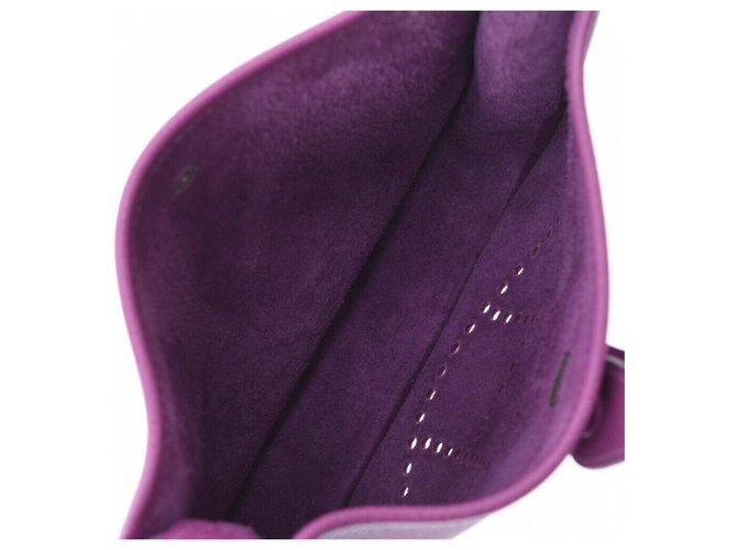 Hermès Hermès Evelyne TPM Handtaschen Leder Lila ref.190802 - Joli Closet