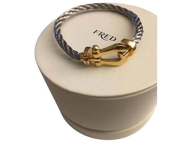 Fred Bracelet Force 10 Grand Modèle Or Jaune Bijouterie dorée ref ...