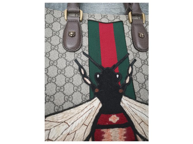 Gucci Monogram Animalier Bee tote bag ref.208157 - Joli Closet