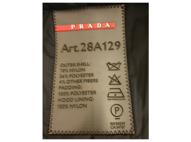 Prada Mantel Schwarz Pelz ref.239850 - Joli Closet