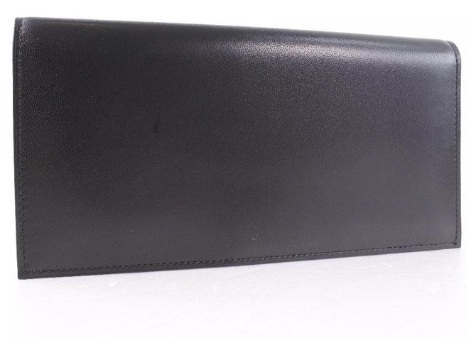Omega Wallet Black Leather ref.249533 - Joli Closet