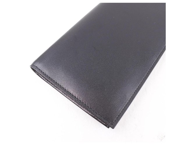 Omega Wallet Black Leather ref.249533 - Joli Closet