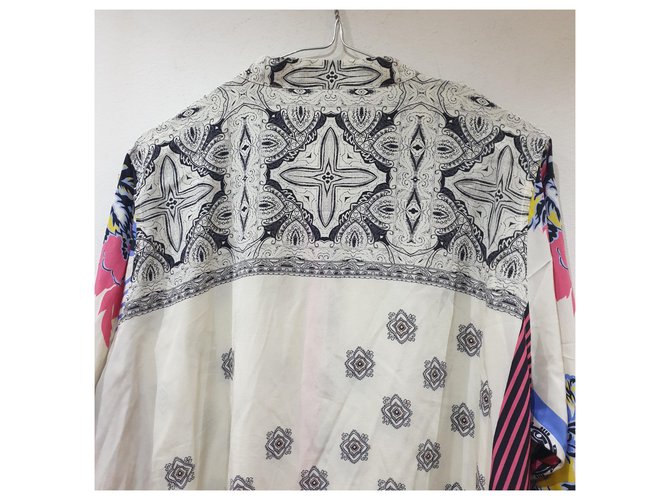 Etro Paisley Seide langes Hemd Mehrfarben ref.276669 - Joli Closet
