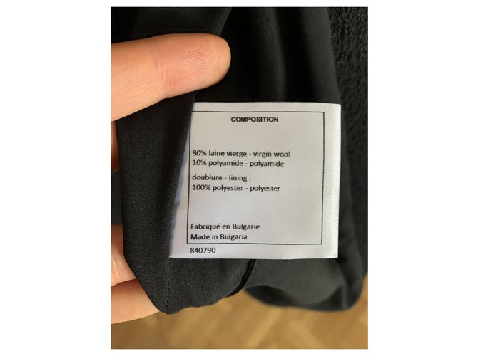 Chanel Chanel uniform tweed jacket Jackets Tweed Navy blue ref.289426 ...