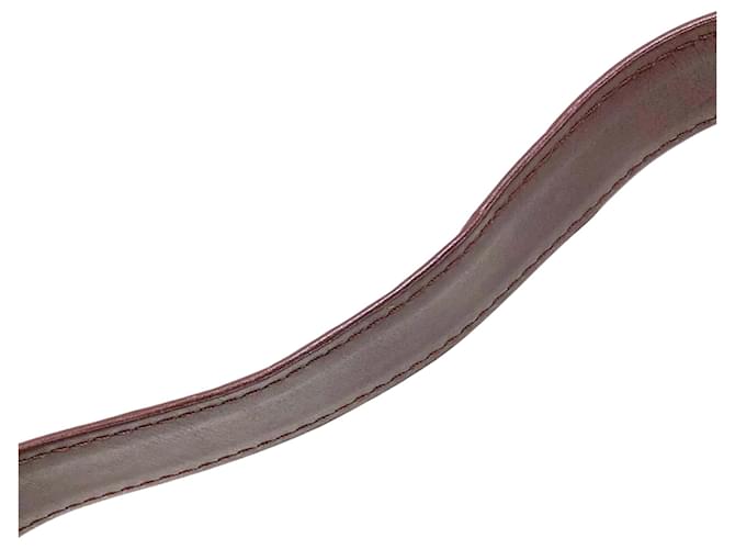 Cartier Red Must De Cartier Leather Crossbody Bag Dark red Pony-style ...