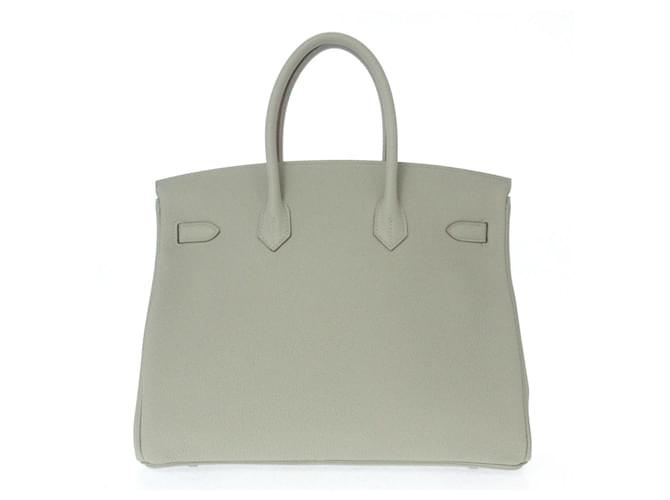 Hermès HERMES BIRKIN 35 Grey Leather ref.369123 - Joli Closet