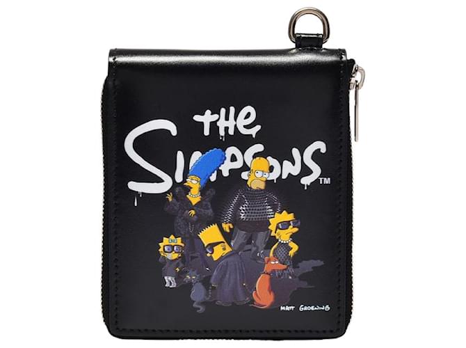 Balenciaga The Simpsons Wallet in Black Leather ref.474321 - Joli Closet