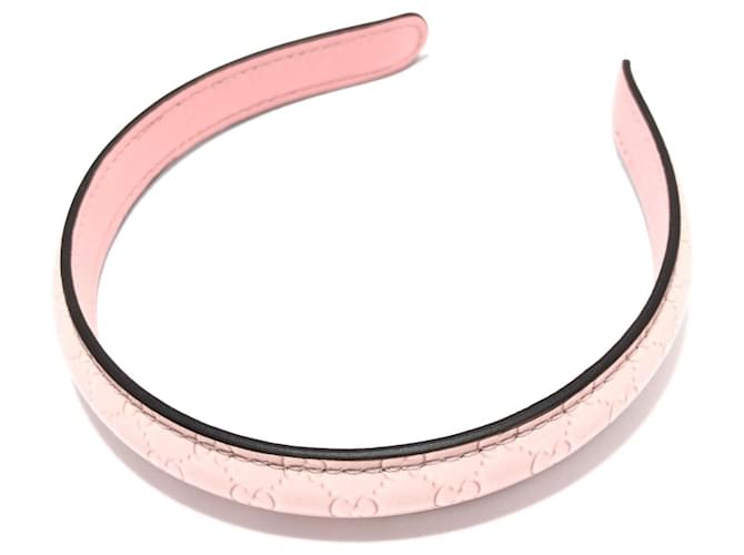 Gucci GG pattern Pink Leather ref.507765 - Joli Closet