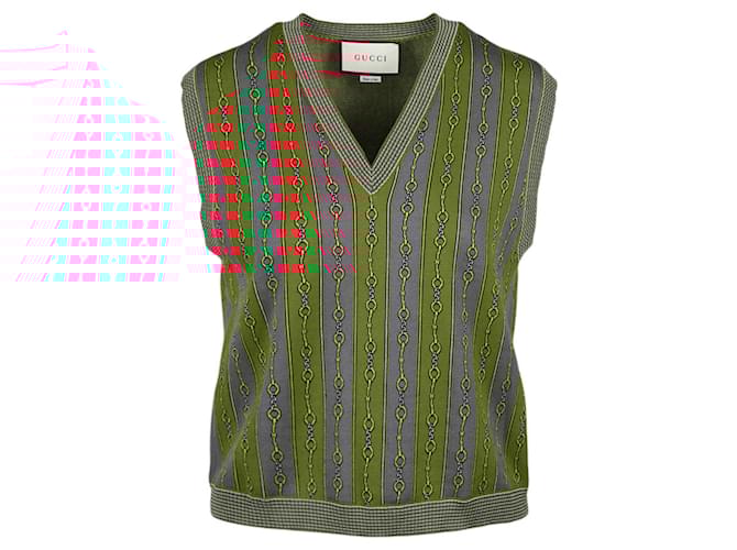 Suéter Gucci Listrado Multicor ref.556247 - Joli Closet
