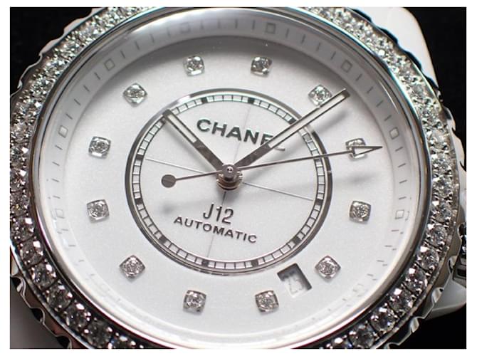 CHANEL H7189 J12 white Calibre 12.1 Diamond bezel 38 MM Genuine unused ...