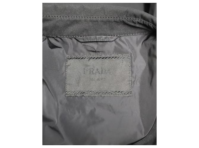 Prada Zip-Up Jacket in Black Nylon ref.599125 - Joli Closet