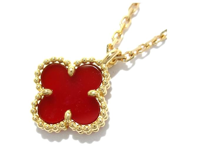 Van Cleef & Arpels Sweet Alhambra Red Pink gold ref.622313 - Joli Closet