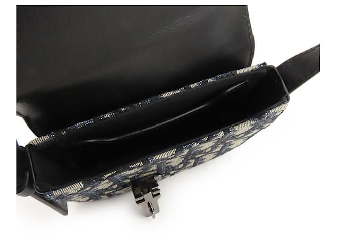 Christian Dior Oblique Dior Lock Nano Pouch Mini Umhängetasche Jacquard ...