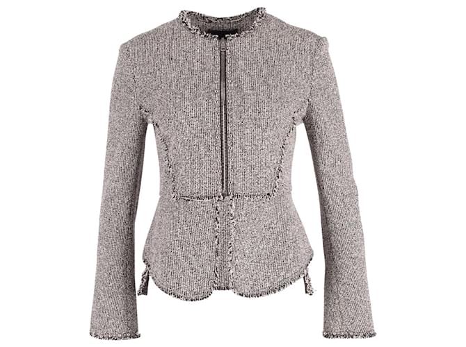 Alexander Wang Tweed Peplum Jacket in Black Cotton ref.625097 - Joli Closet