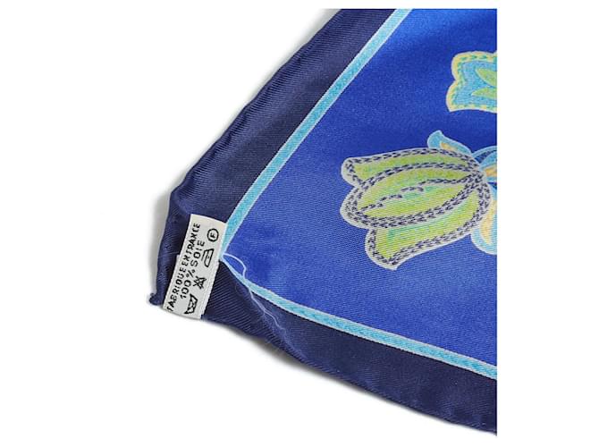 Hermès INDIA 1990 DEEP BLUE Silk ref.638081 - Joli Closet